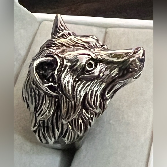 Jewelry | Stainless Steel Wolf Head Ring 21mm Wide | Poshmark